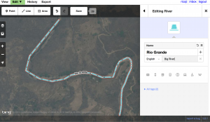 OpenStreetMap editing using ID